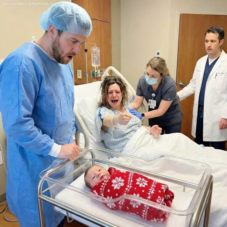 "Toen mijn vrouw onze pasgeborene zag, schreeuwde ze: 'Dat is mijn baby ...